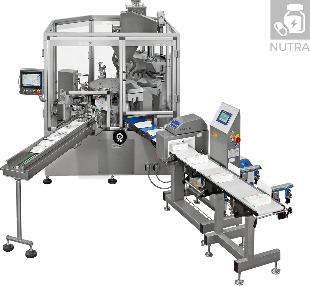 Packing machine CG for Nutraceutical packaging | Omag