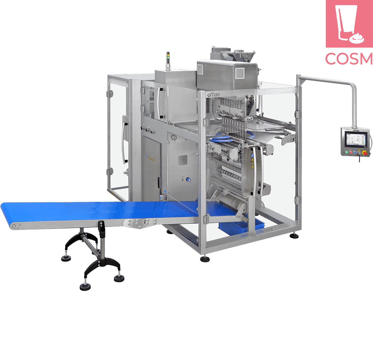 Packing machine C3 for Cosmetic packaging | Omag