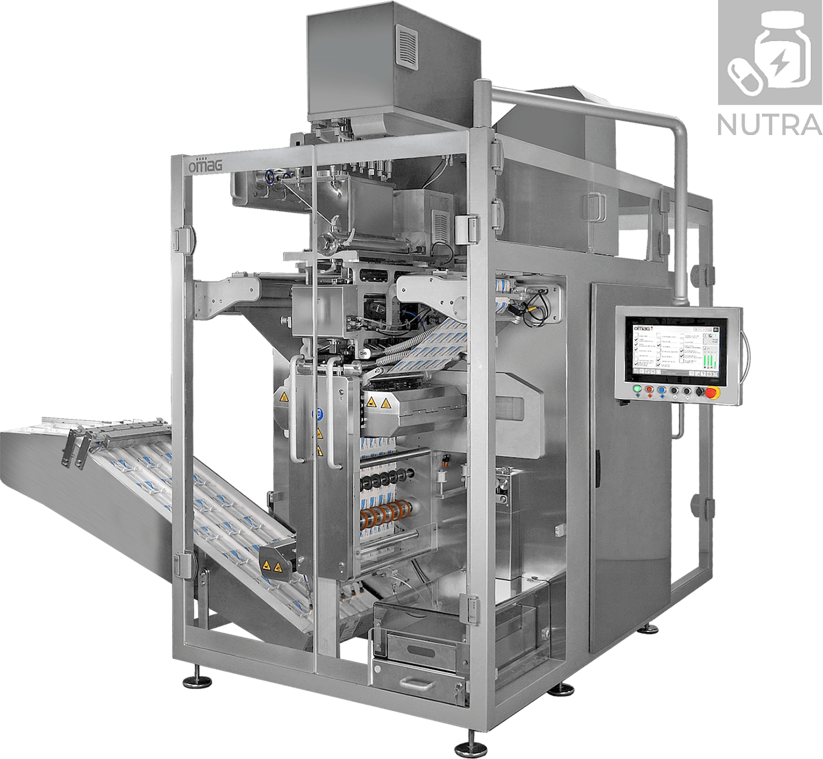 Packing machine CP for Nutraceutical packaging | Omag