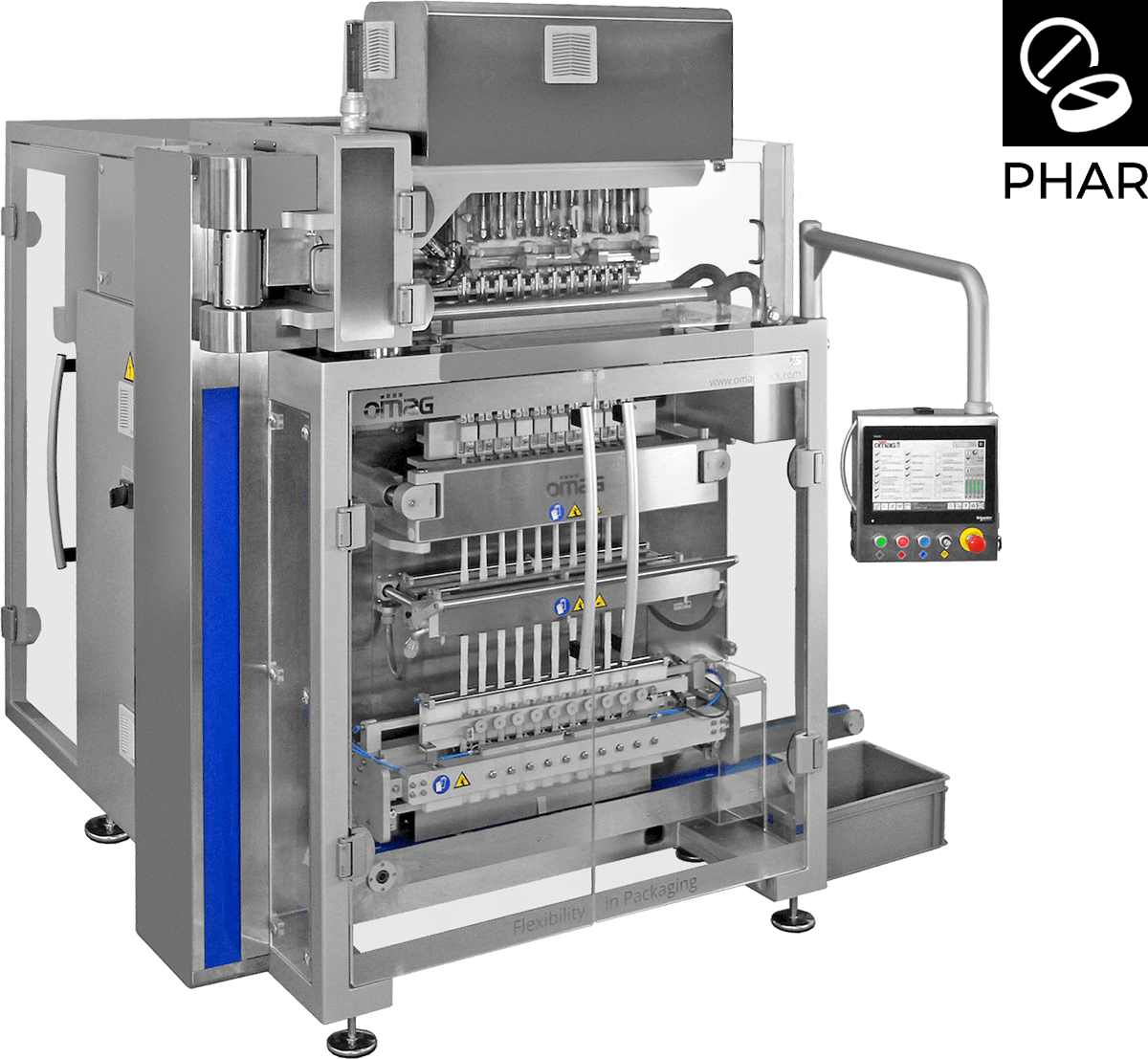 Packing machine CS for Pharmaceutical packaging | Omag